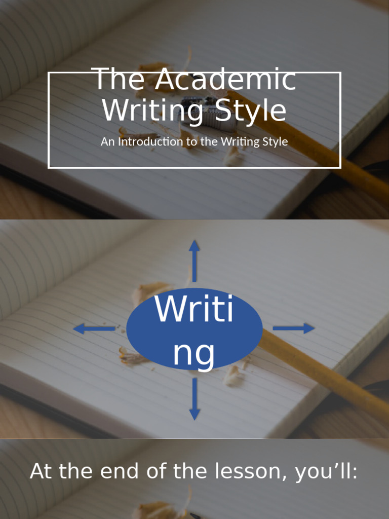 01 - Academic Writing Style | PDF | Critical Thinking | Cognitive Science
