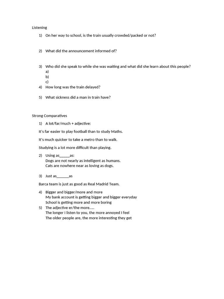 teens 5 listening | PDF