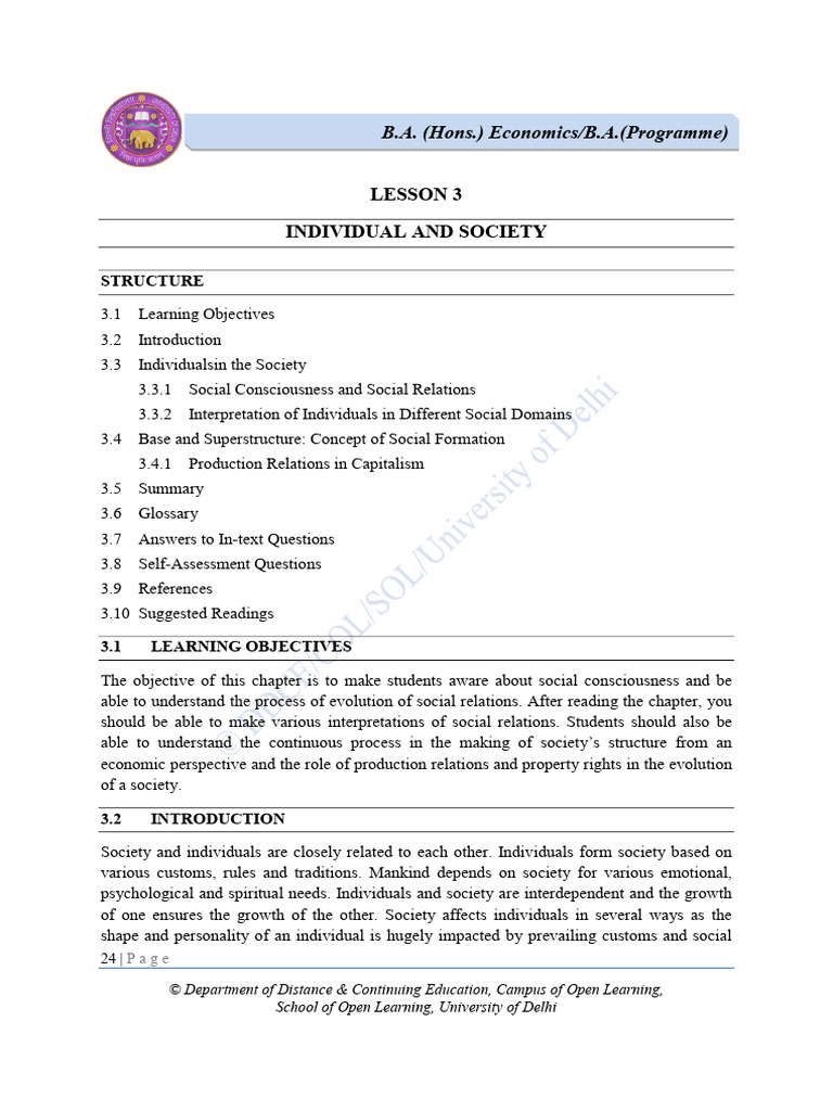 Lesson 3 Introductory Microeconomics | PDF | Society | Capitalism