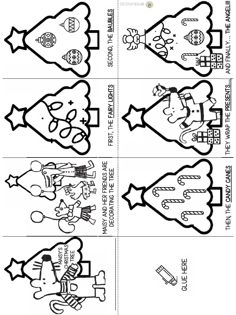 Maisy's Christmas Tree Minibook | PDF