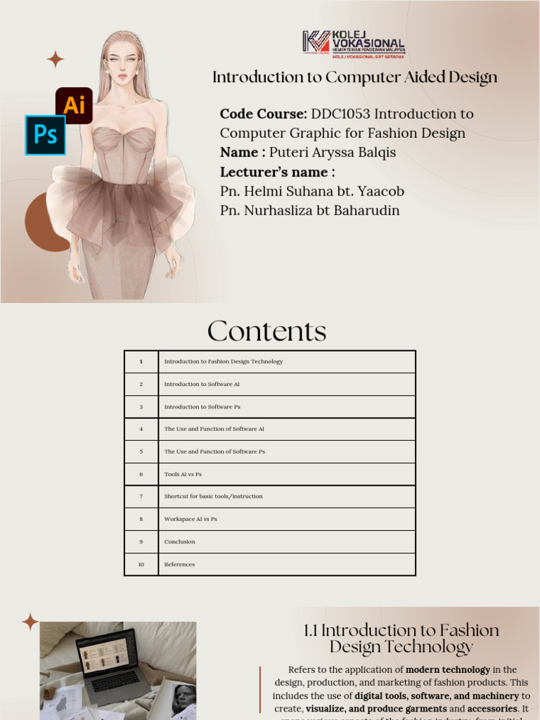 Intro to CAD for Fashion Design | PDF | Computer Aided Design | Image ...