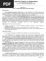ECCD Act: Early Childhood Development Policy | PDF | Child Care | Early ...