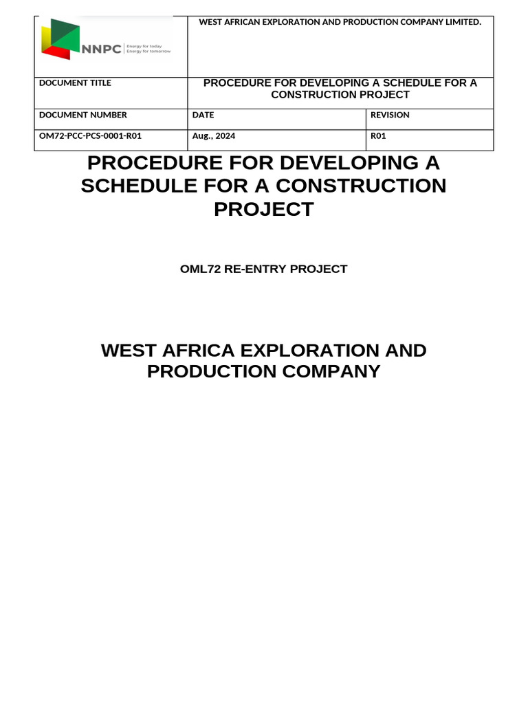 HANDOVER NOTE-Planning and Scheduling | PDF | Project Management | Projects