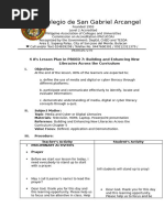 Detailed Lesson Plan in Values Education | PDF | Prayer | Lesson Plan