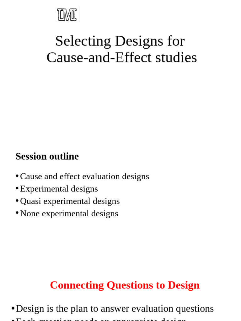 Evaluation Designs 2018 Rose | PDF | Experiment | Quantitative Research