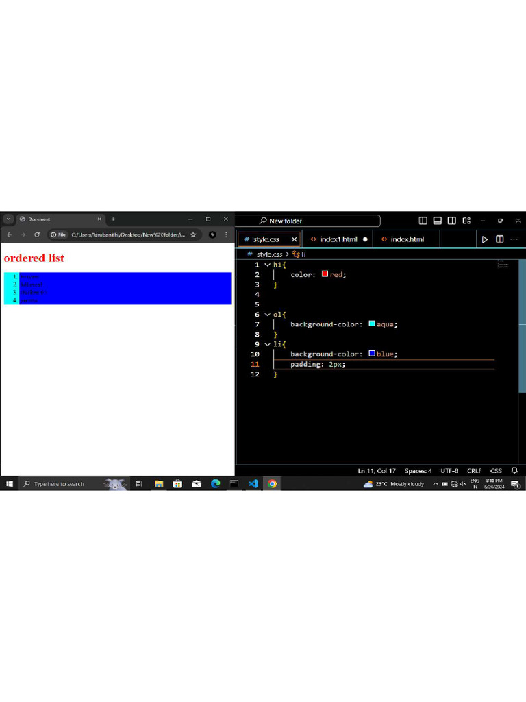 Batch 13 - Kirubanithi Frontend Tasks CSS | PDF