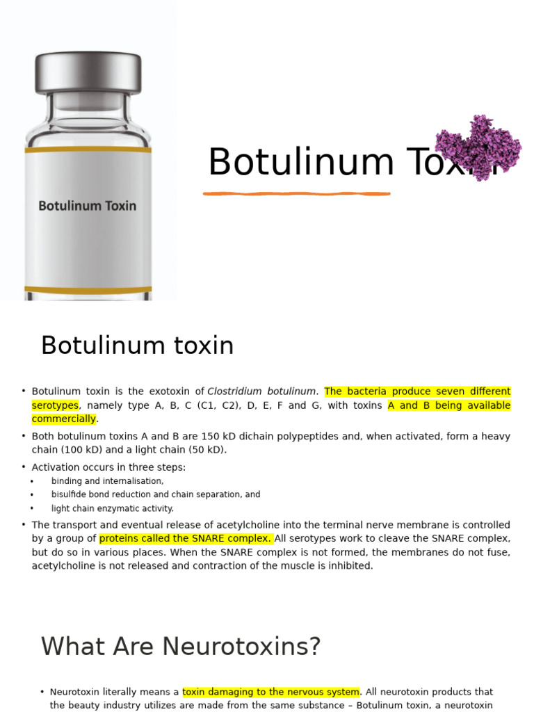 Understanding Botulinum Toxin and Neurotoxins | PDF | Botulinum Toxin ...