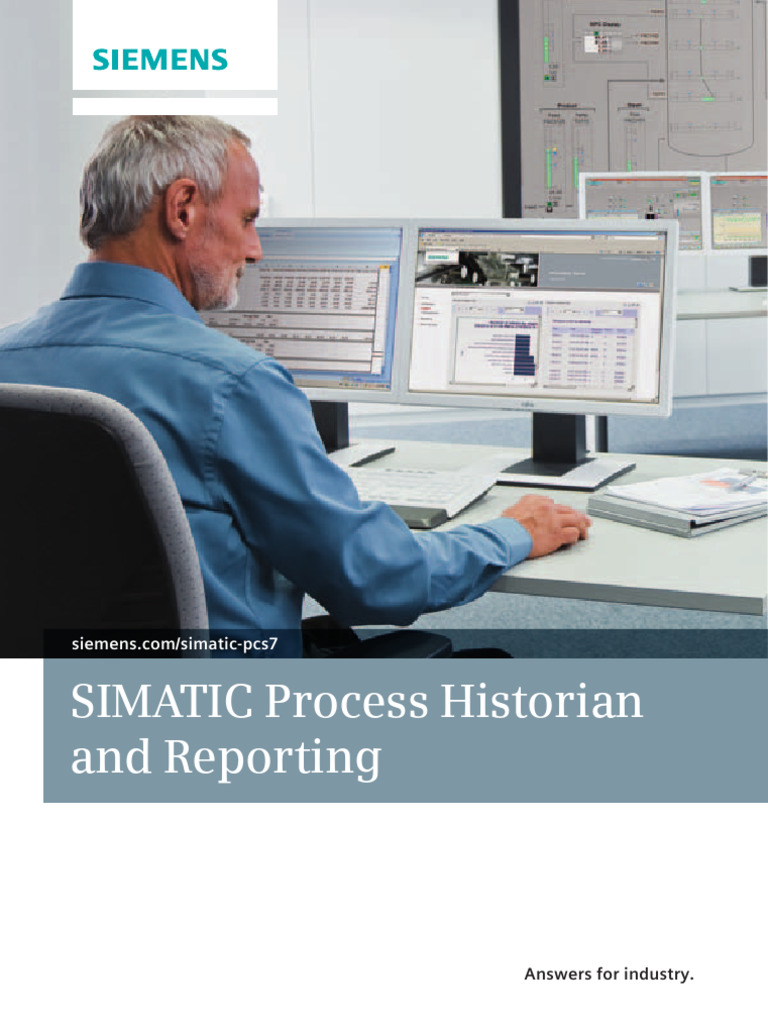 SIMATIC Process Historian and Reporting: Answers For Industry | PDF | Databases | Microsoft Office