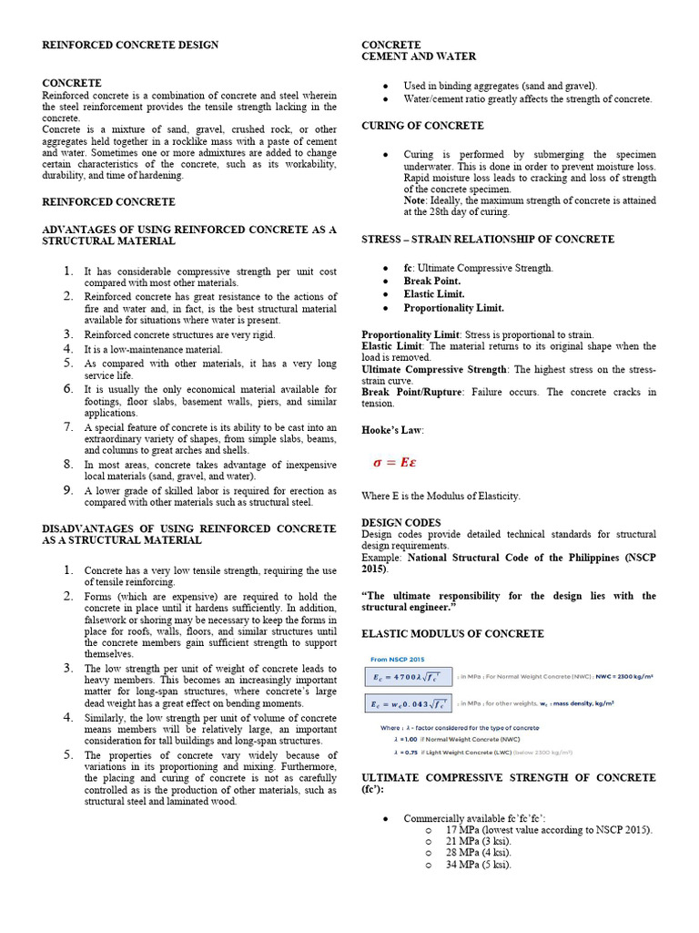 Reinforced Concrete Design | PDF | Concrete | Reinforced Concrete