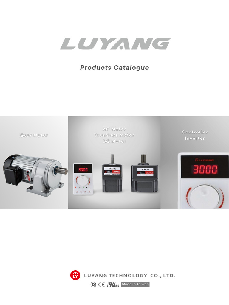 LUYANG - Motor Reducer Catalog (English Version) | PDF | Electric Motor ...