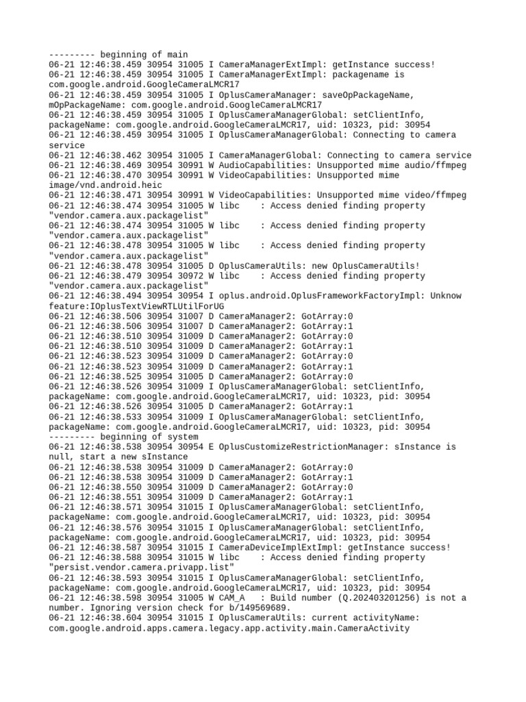 Logcat 1718954198331 | PDF | Computer Engineering | System Software