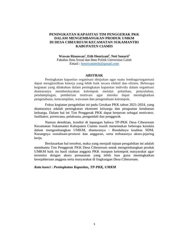 ABDIMAS 2023 (Contoh Artikel) | PDF