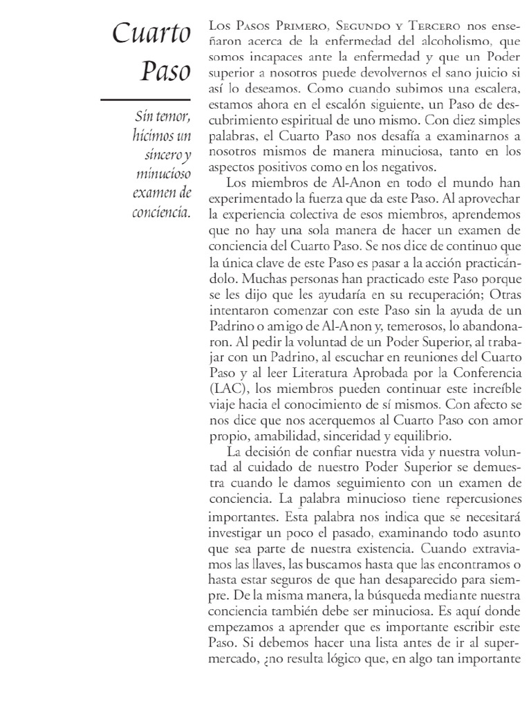 Cuarto Paso | PDF