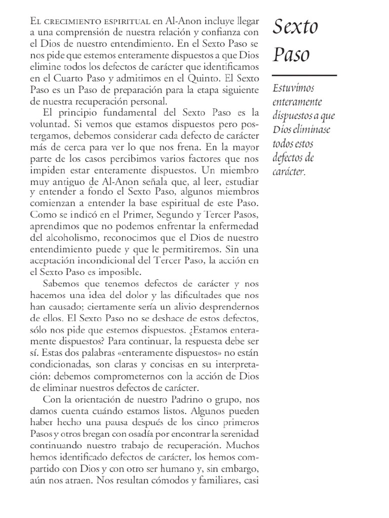 Sexto paso | PDF