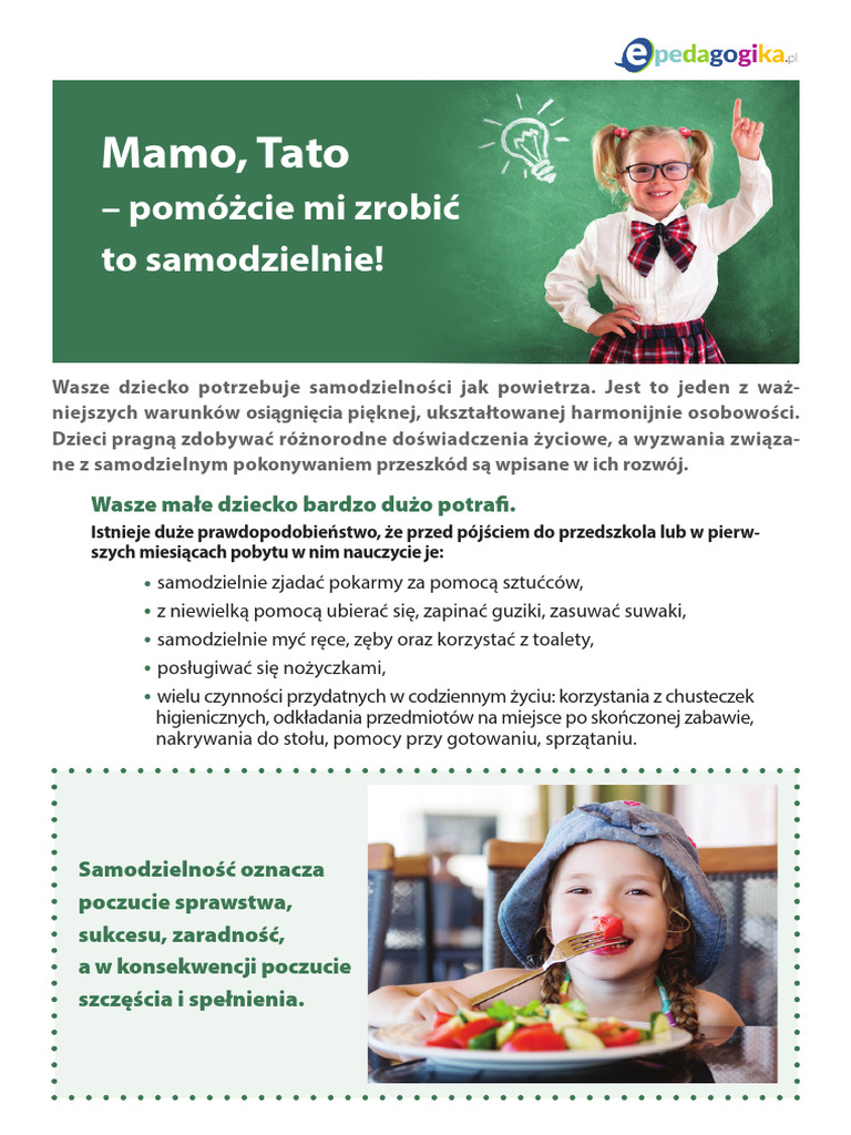 Mamo Tato Pomozcie Mi Zrobic To Samodzielnie | PDF