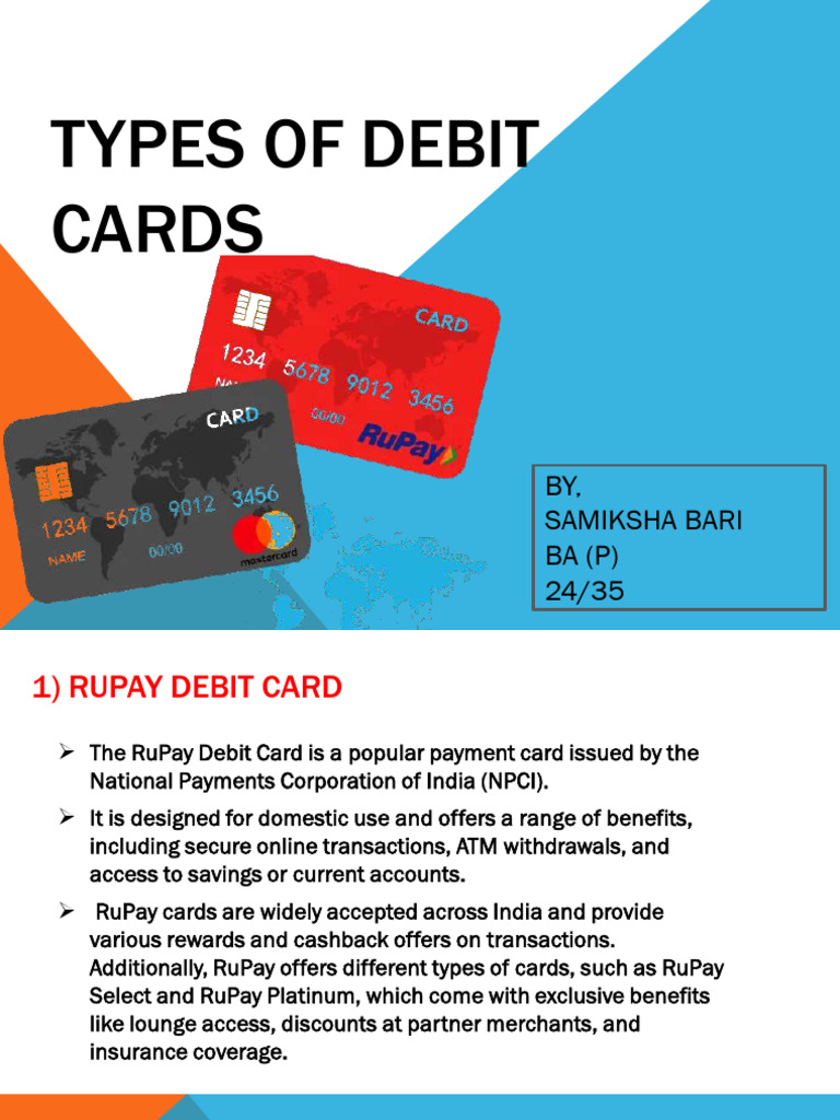 SAMIKSHA BARI | PDF | Debit Card | Credit Card