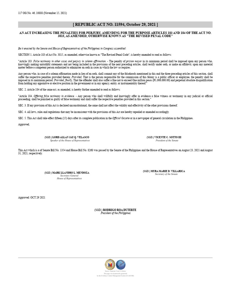 False Statement - Research | PDF | Perjury | Public Law