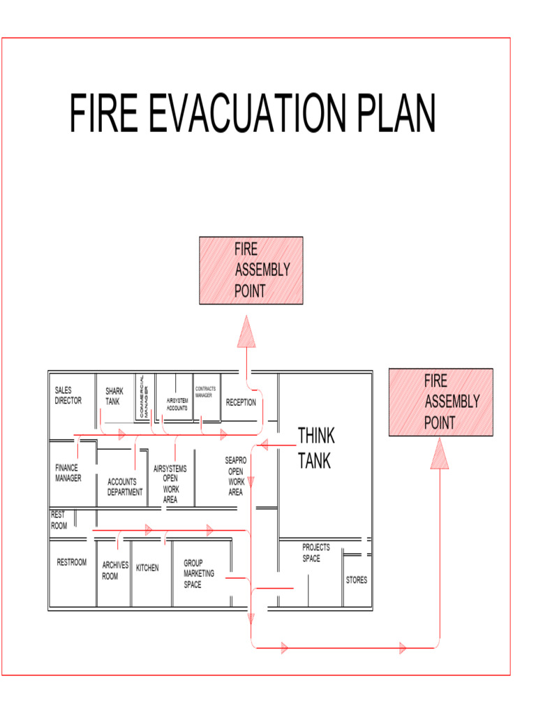 Fire Evacuation Plan-Layout2 | PDF