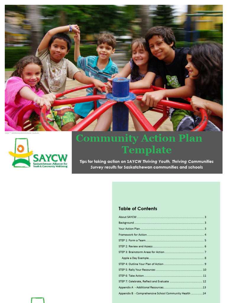 Youth Health Action Template | PDF | Community