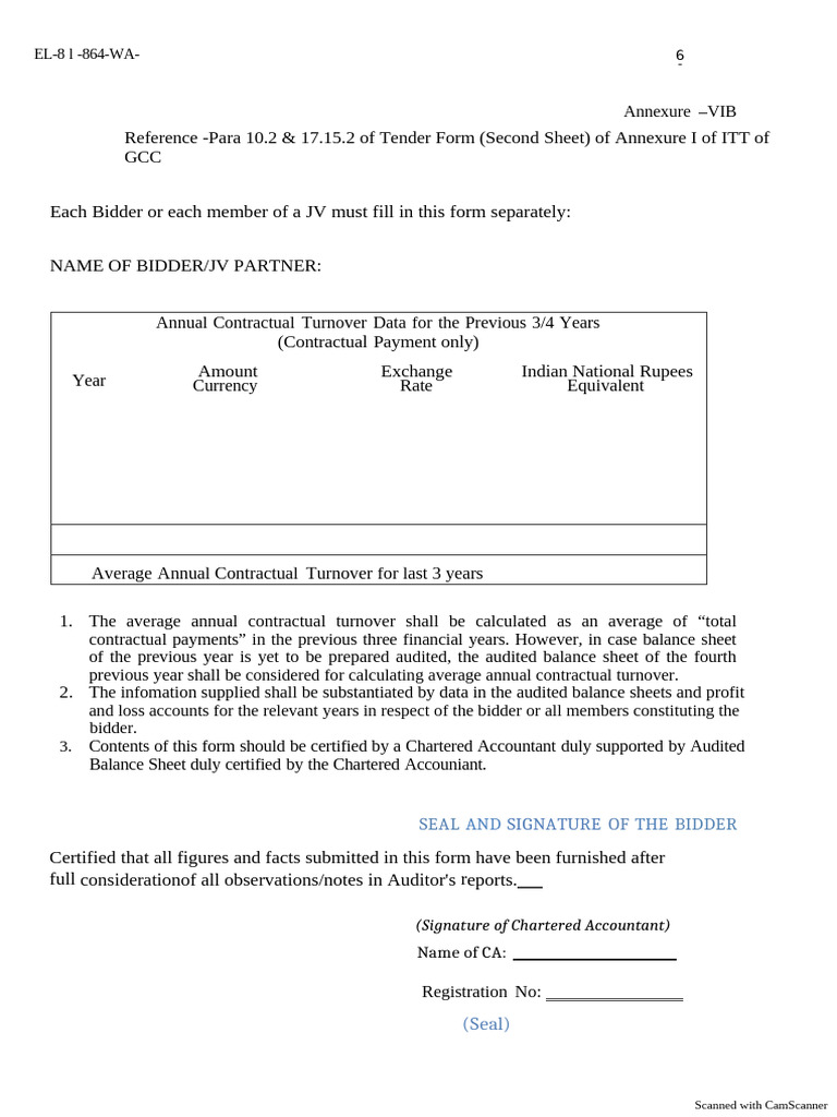 Equivalent: Annexure VIB | PDF