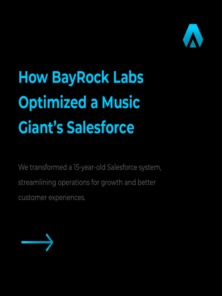 How BayRock Labs Optimized a Music Giant’s Salesforce | PDF