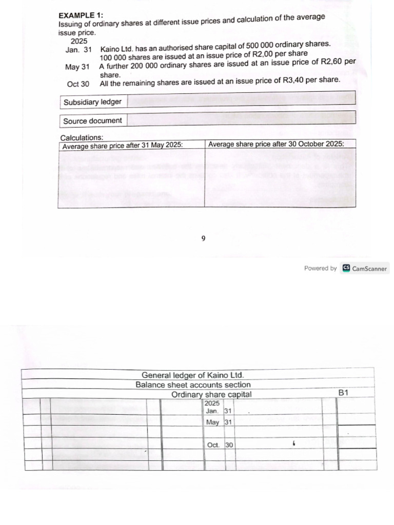 Issuing of Shares | PDF