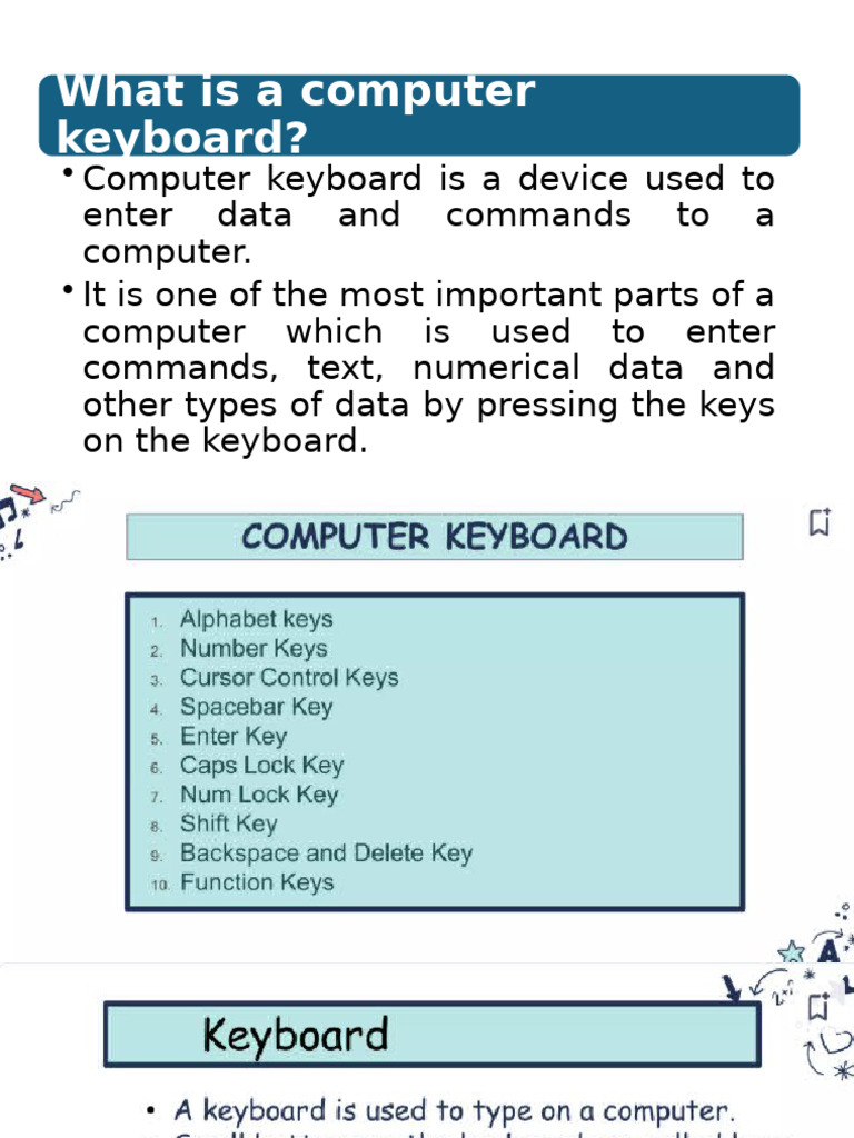 parts of keyboard | PDF