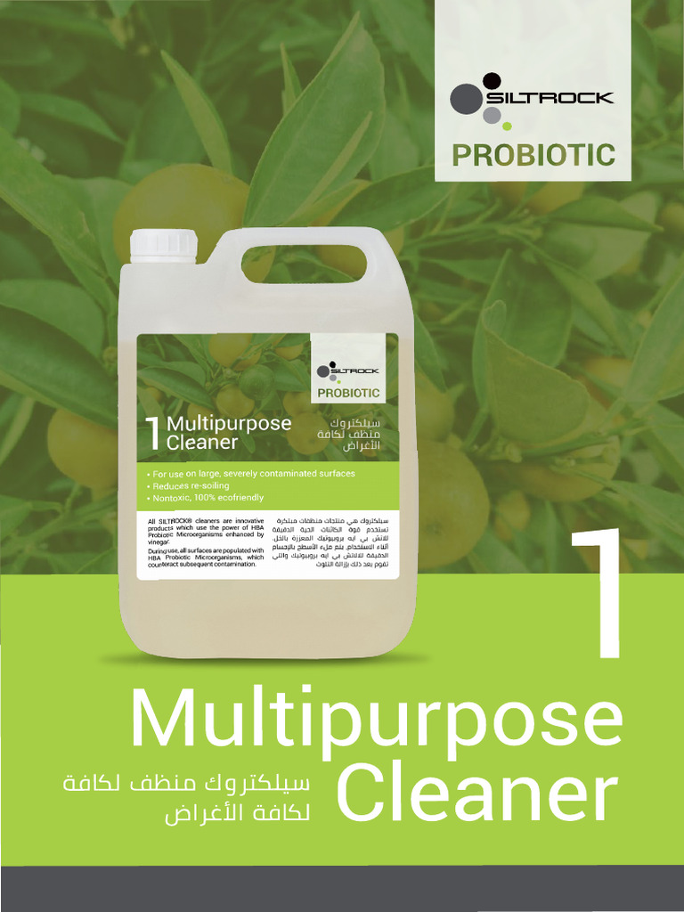 Multipurpose Cleaner Brochure 01 | PDF | Probiotic | Bacteria