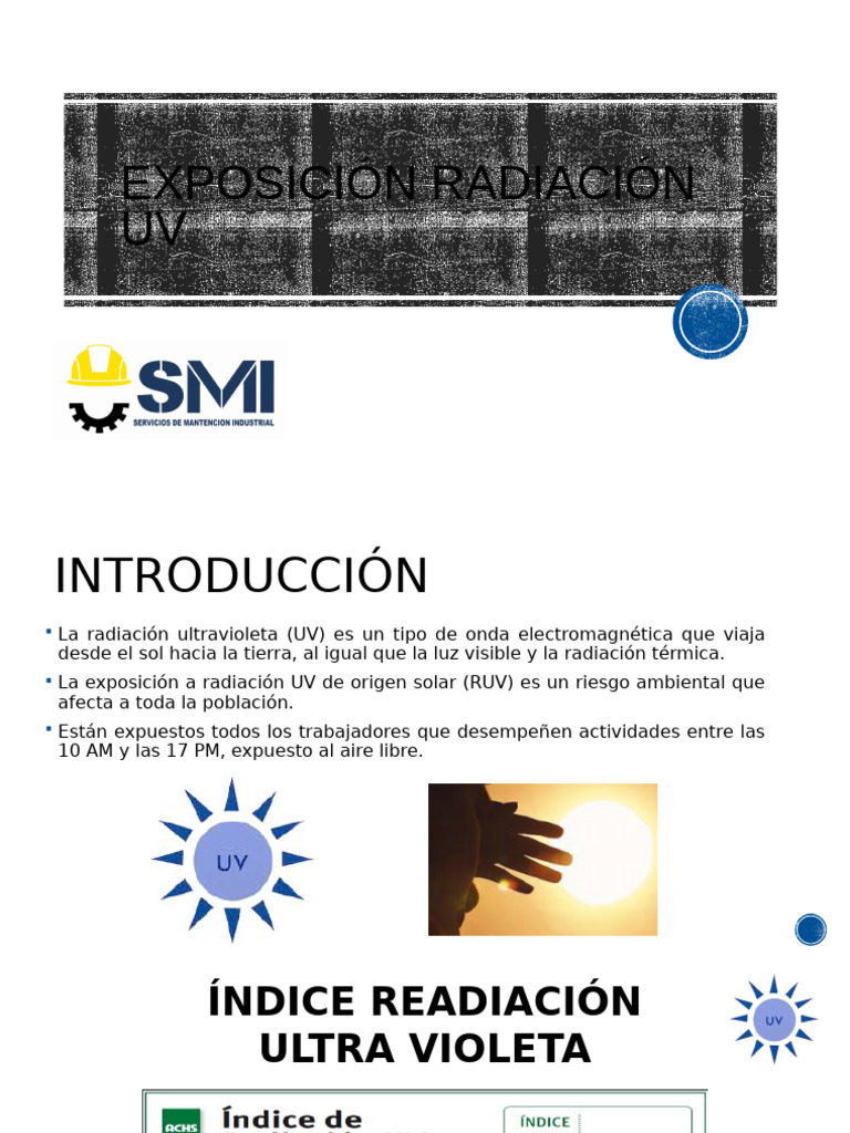 Exposición Radiación UV | PDF