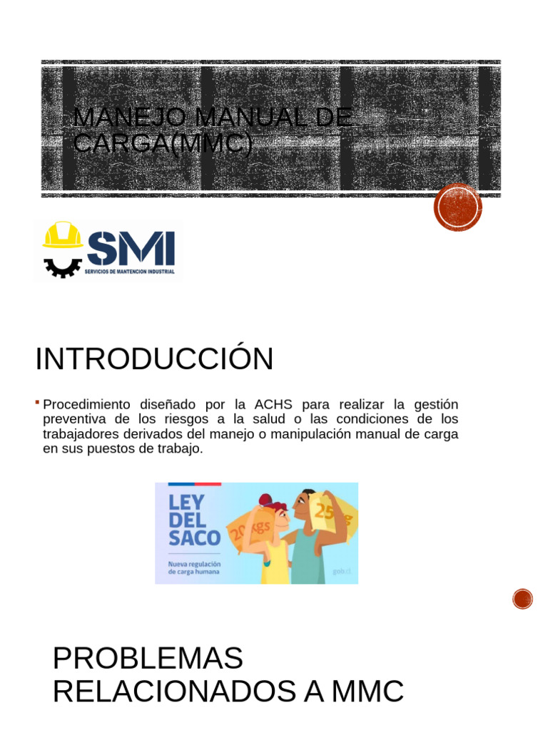 Manejo Manual de Carga (MMC) | PDF