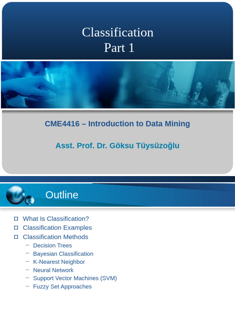 06-Classification Part1 | PDF | Statistical Classification | Statistical Data Types