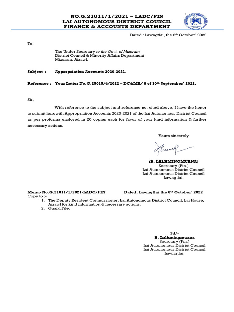 Appropriation Forwarding | PDF