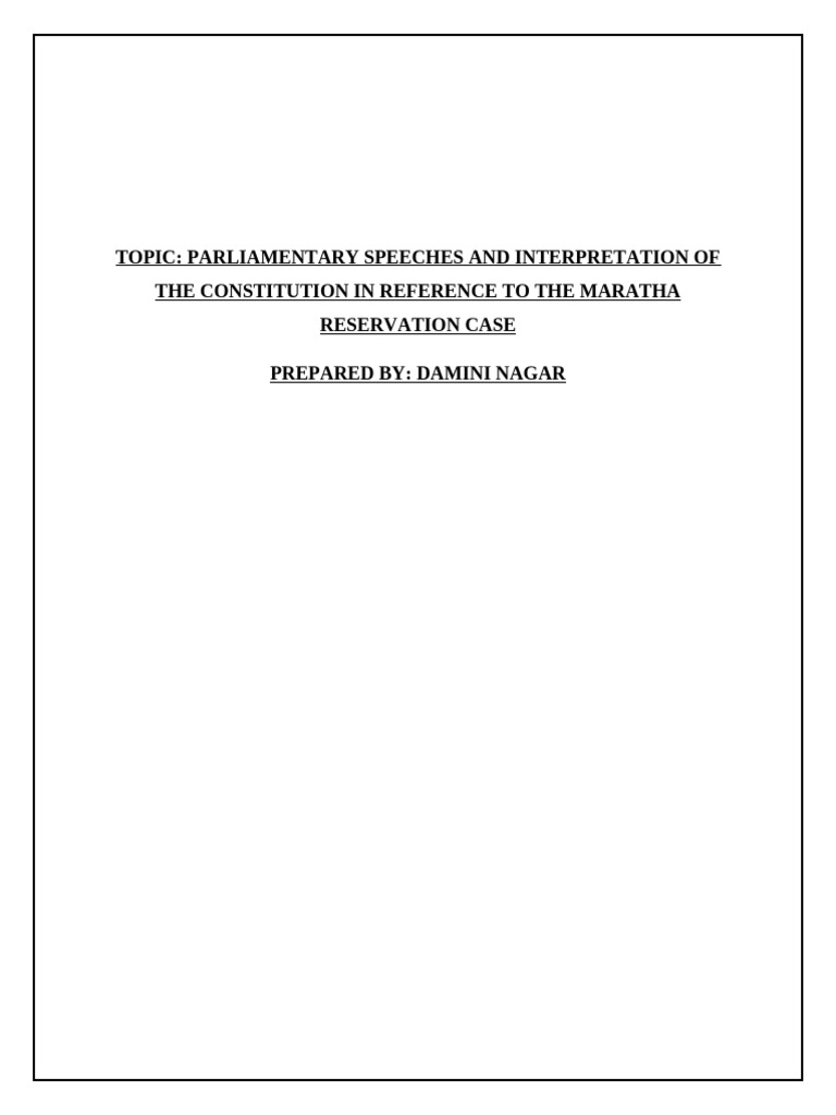 Parliamentary Speeches | PDF | Statutory Interpretation | Bill (Law)