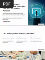 CodeChum: Simplify Teaching Code | PDF | Career & Growth | Business