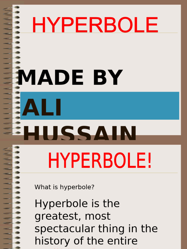 Hyperbole Powerpoint 160309054938 | PDF