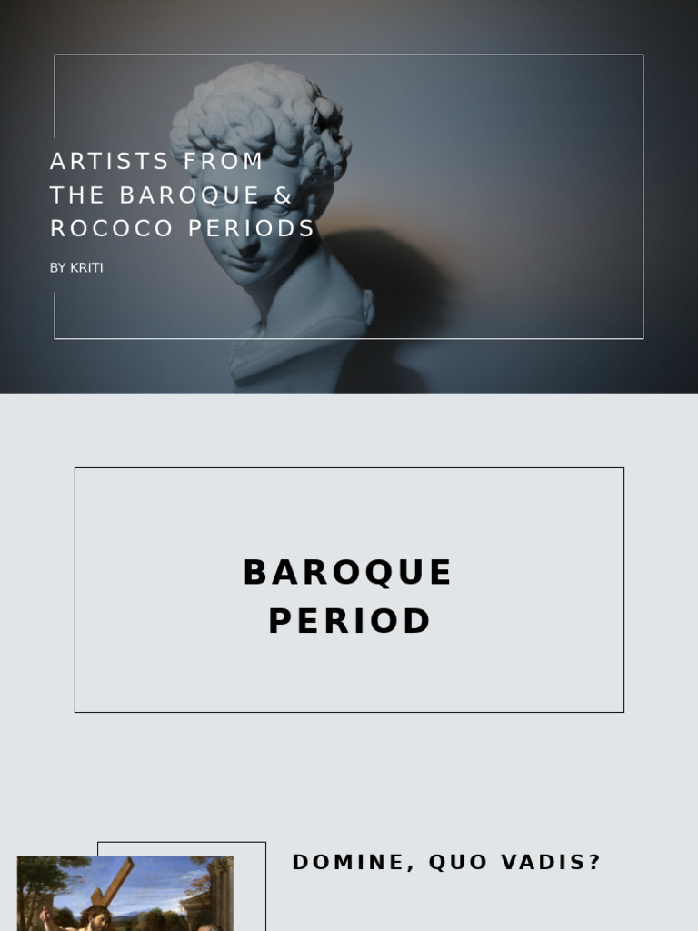 BAROQUE & ROCOCO | PDF | Baroque | Paintings