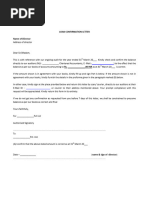 Loan Confirmation Letter | PDF