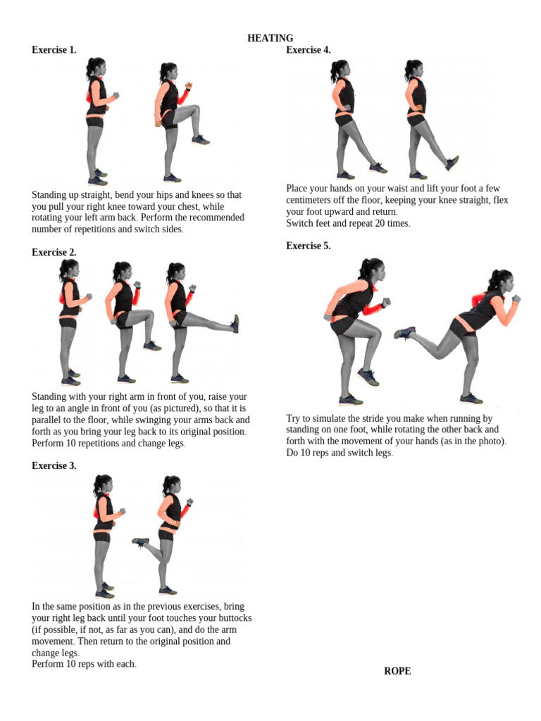 Warm-up exercises | PDF | Anatomical Terms Of Motion | Weight Training