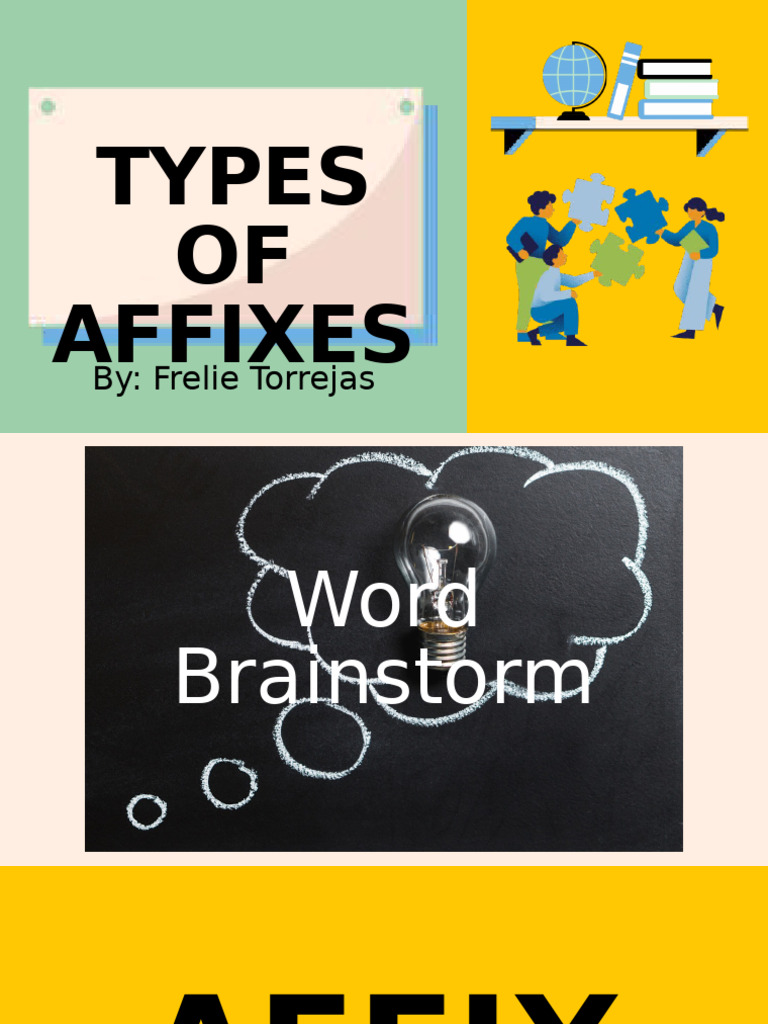 Types of Affixes by Frelie | PDF