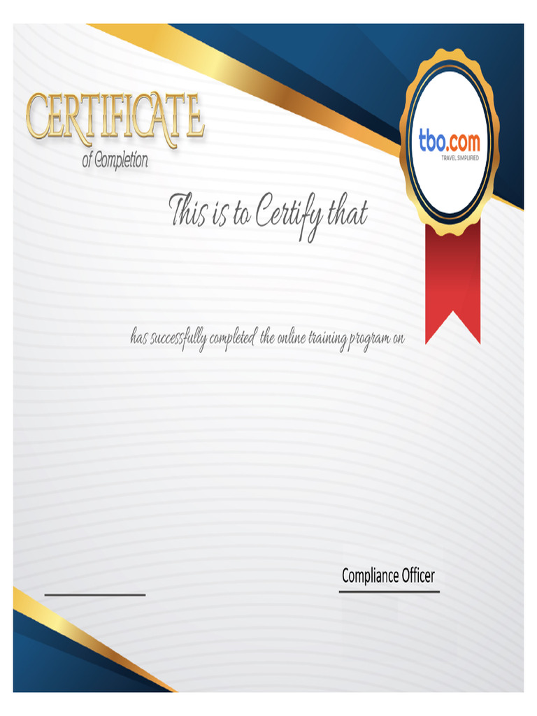 Certificate - TBO - Copy (3) | PDF