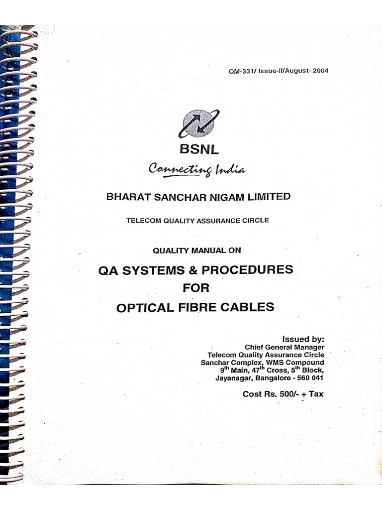 Bsnl Document | PDF
