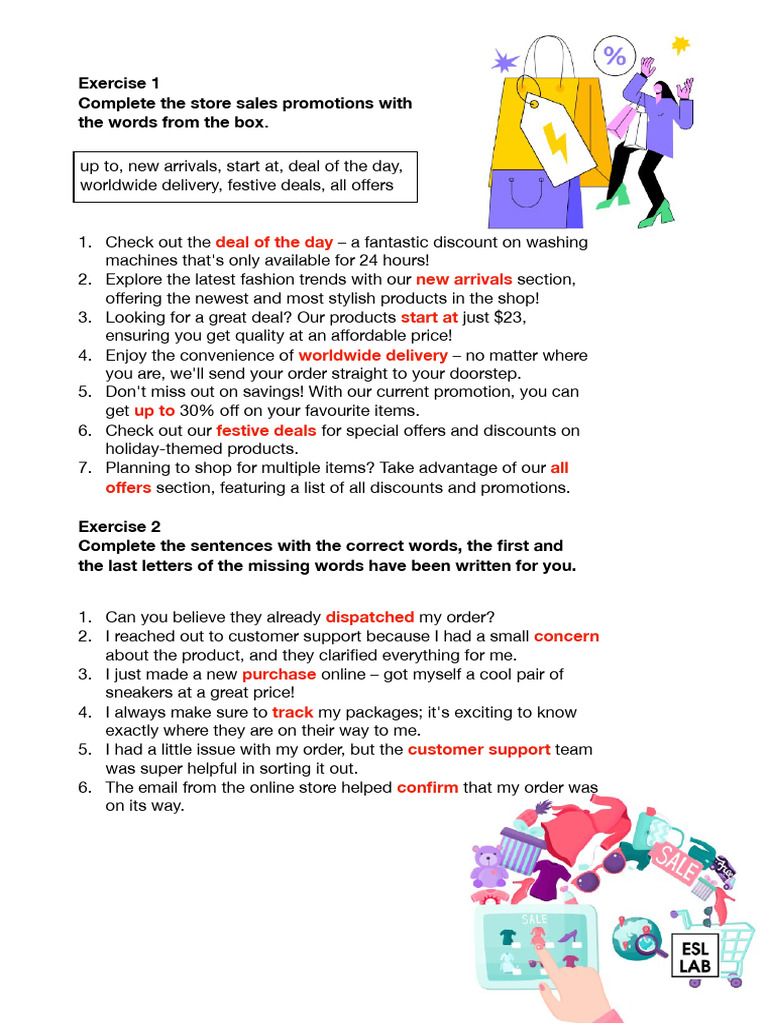 Online Shopping - Worksheet - T | PDF | Online Shopping | Marketing