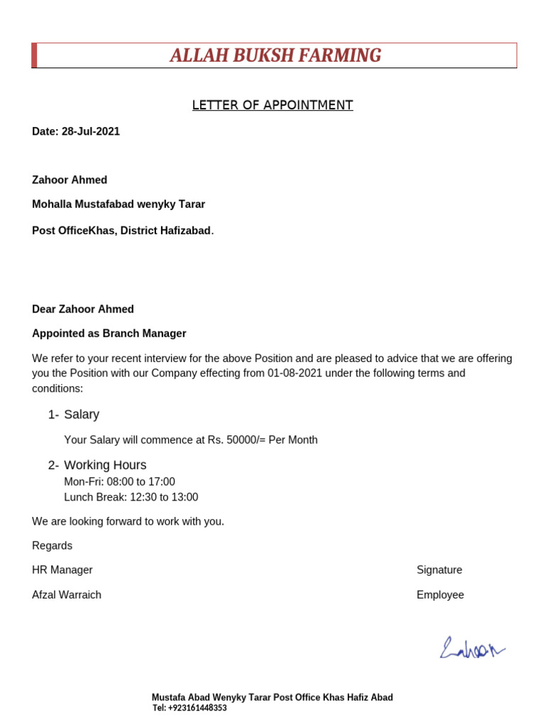 ALLAH BUKSH FARMING | PDF