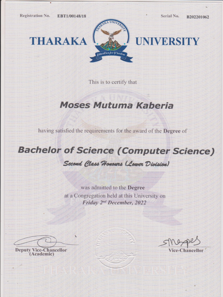 Cert and Transcripts | PDF