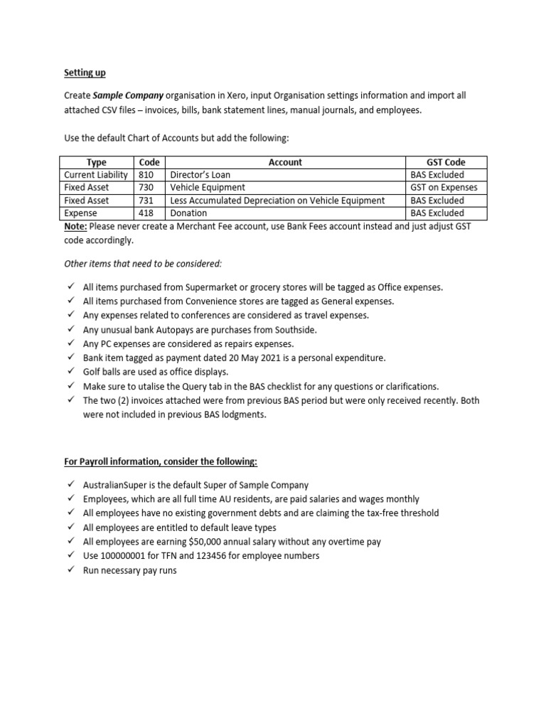 BAS Training for Mar & Jun 2021 | PDF | Expense | Payments