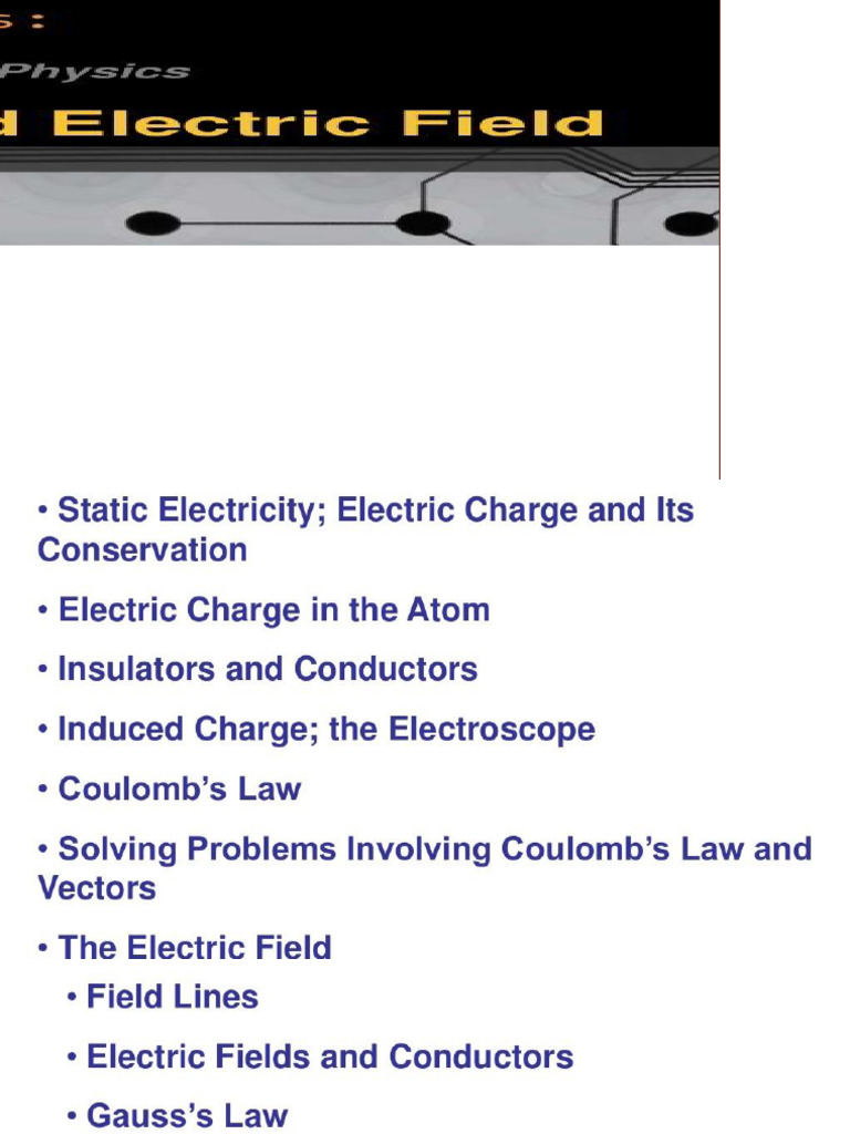 1 Electric Charges and Fields 1d | PDF