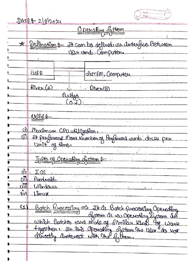 Operating System 1 | PDF