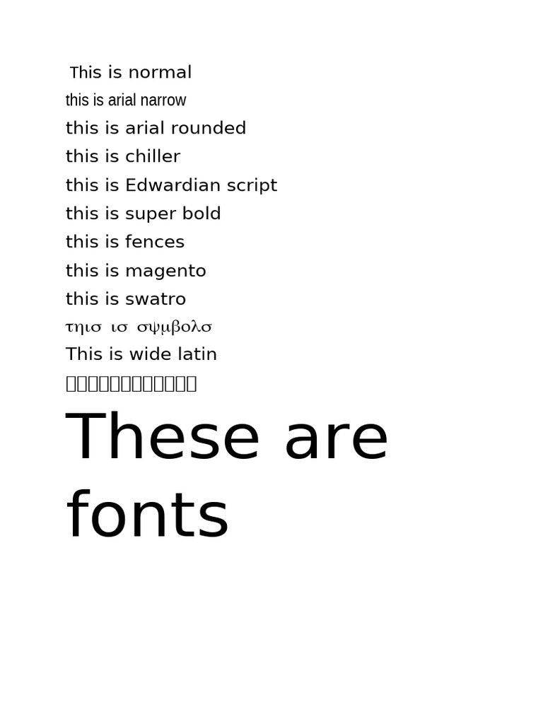 This is Dt Fonts | PDF