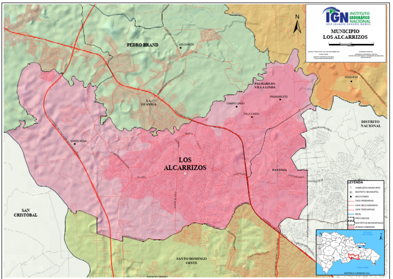 Mapa de Los Alcarrizos y Proximidades | PDF