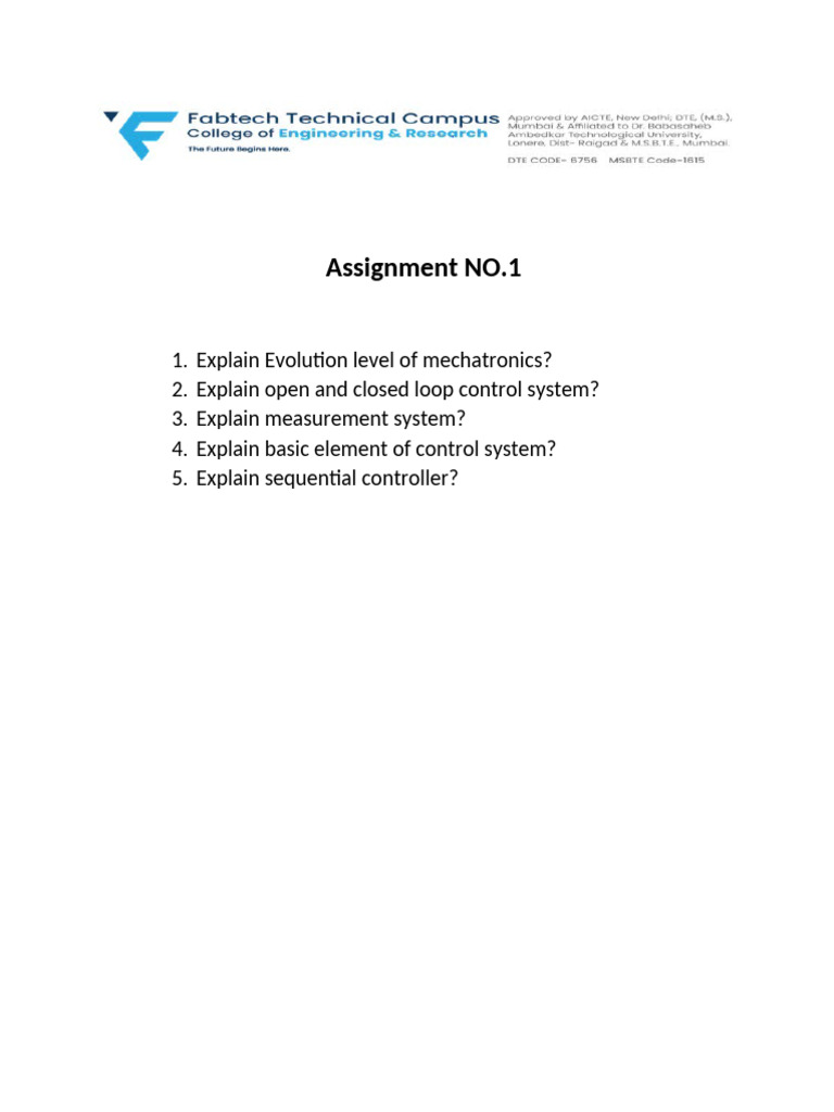 Mcs Assignment 1 | PDF